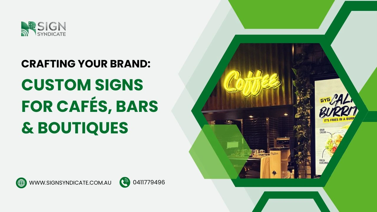 The Art of Custom Sign Writing for Cafés, Bars, and Boutiques